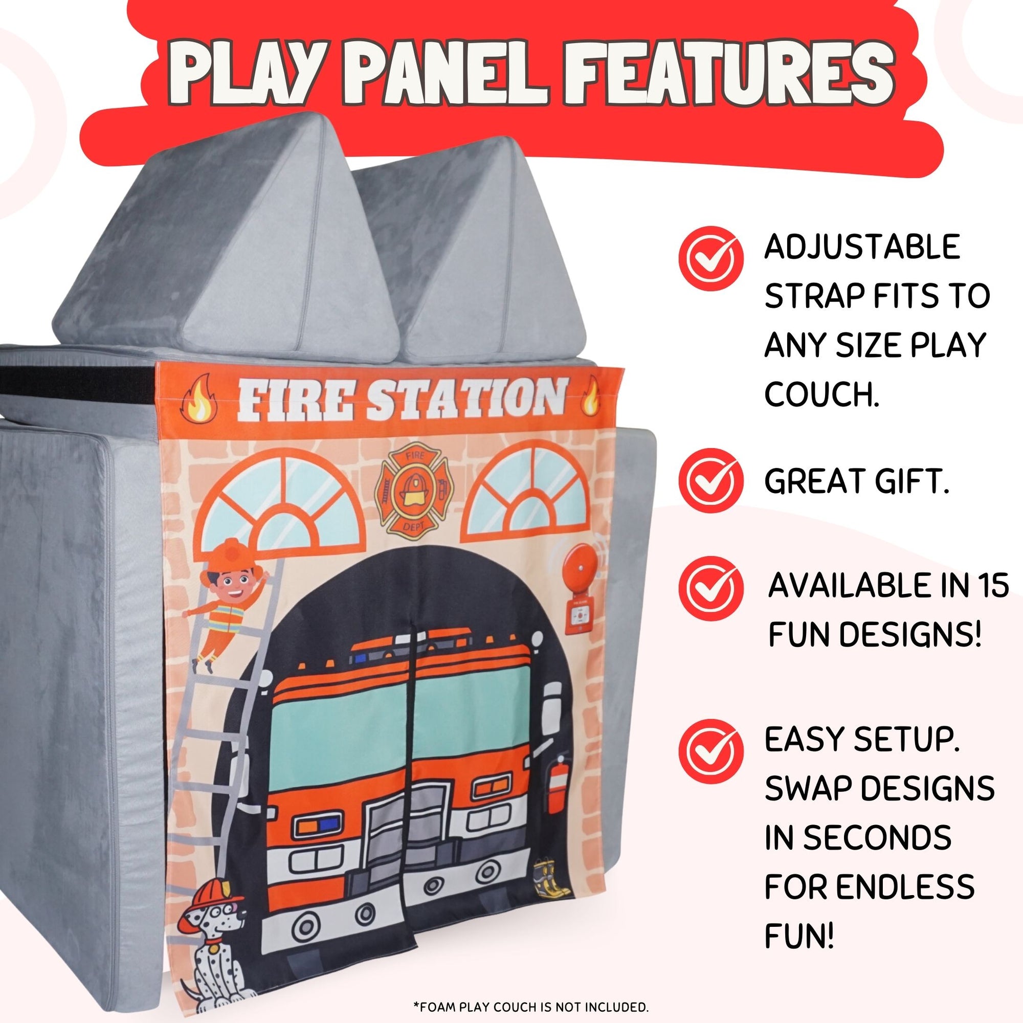 Firehouse Play Panel | CouchSwag – Couch Swag