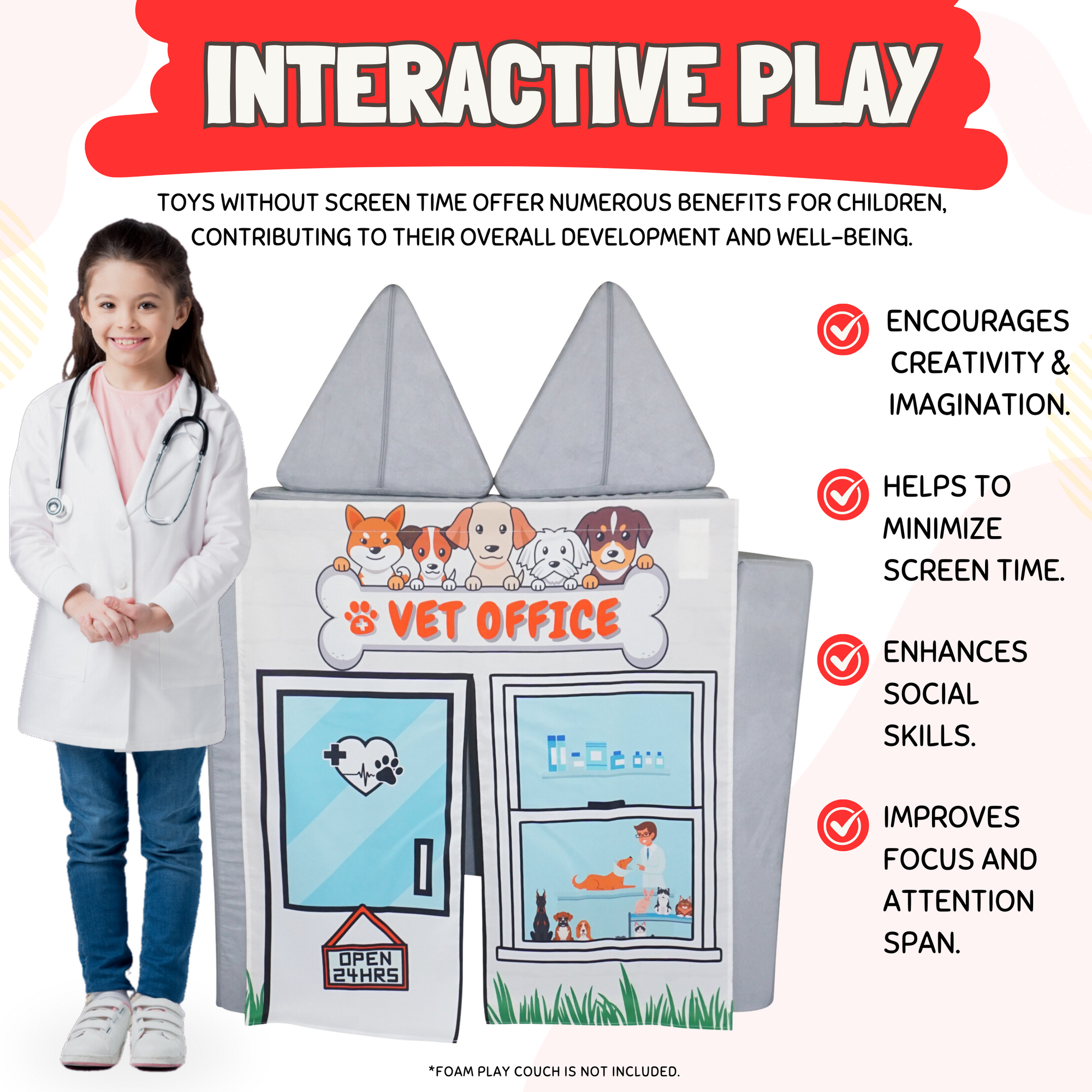 Vet Office Play Panel | CouchSwag – Couch Swag