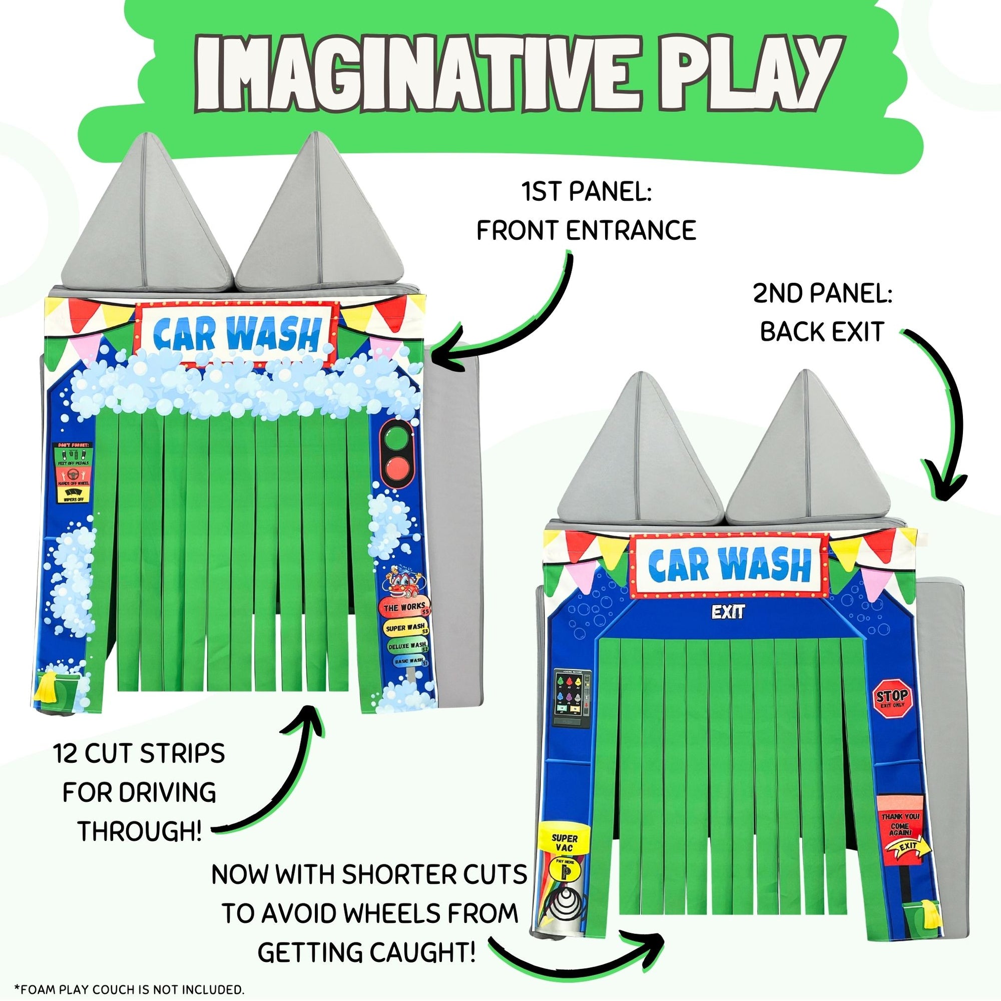 Car Wash Play Panel | CouchSwag – Couch Swag