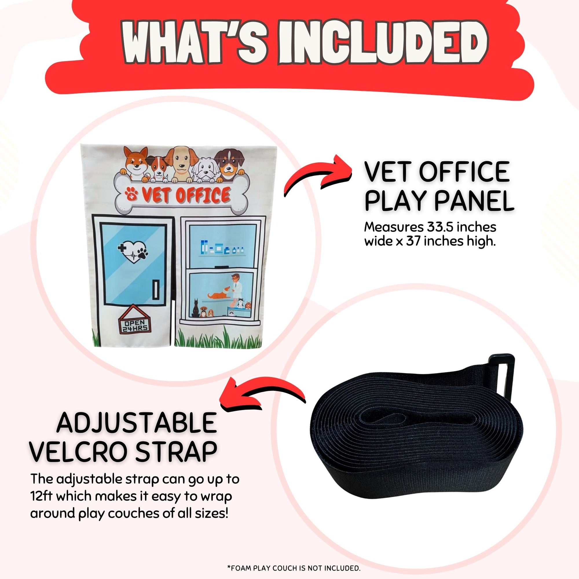Vet Office Play Panel | CouchSwag – Couch Swag