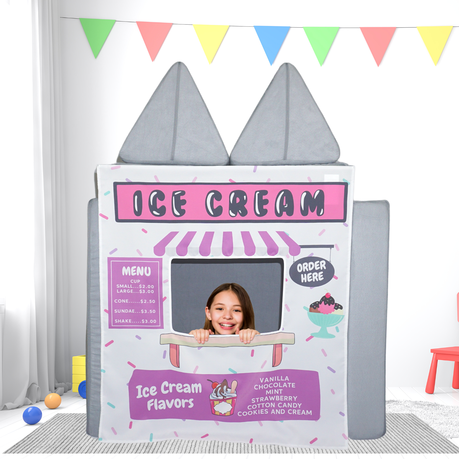 Ice Cream Shop Play Panel | CouchSwag – Couch Swag
