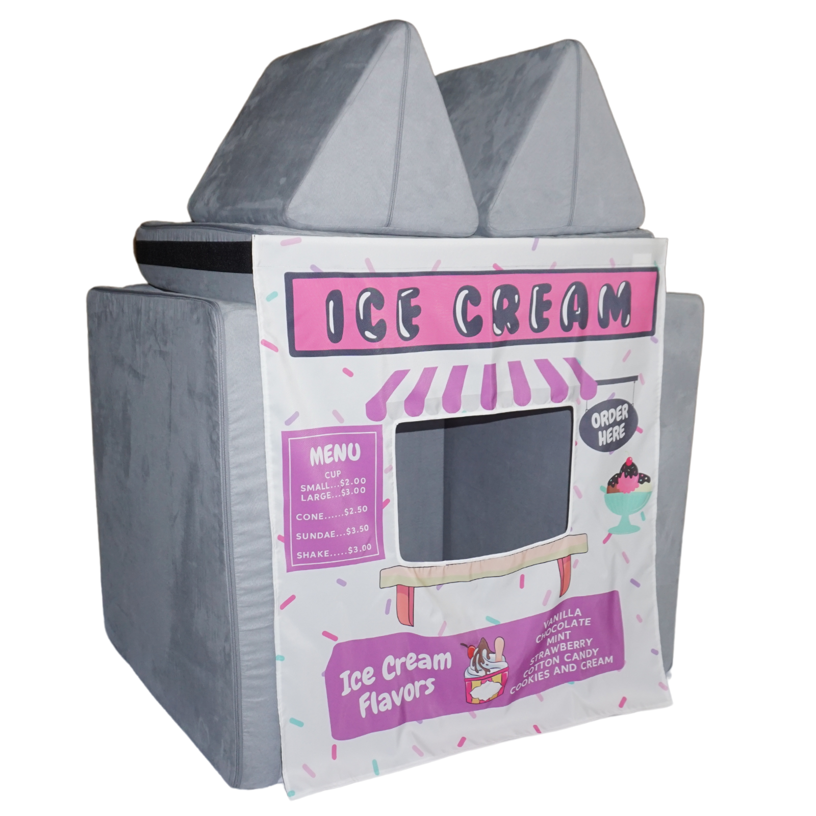 Ice Cream Shop Play Panel | CouchSwag – Couch Swag